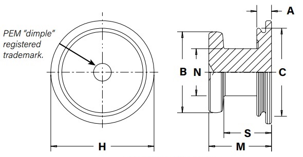 TSKS-R2.5-2.5-ZI | PEM®Latinoamérica - ES