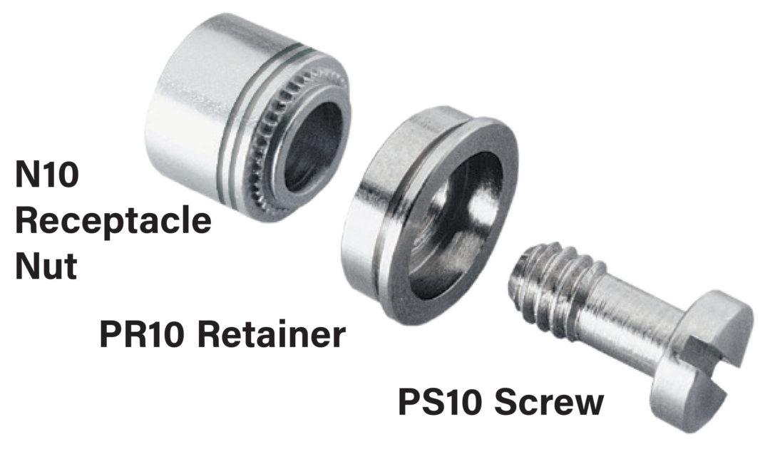 PF10™ Flush-Mounted Captive Panel Screw Assembly | PEM