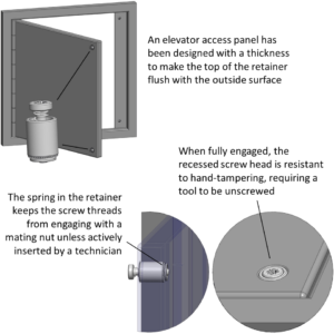 Spring-Loaded Captivated Screws & Fasteners | Features, Applications | PEM