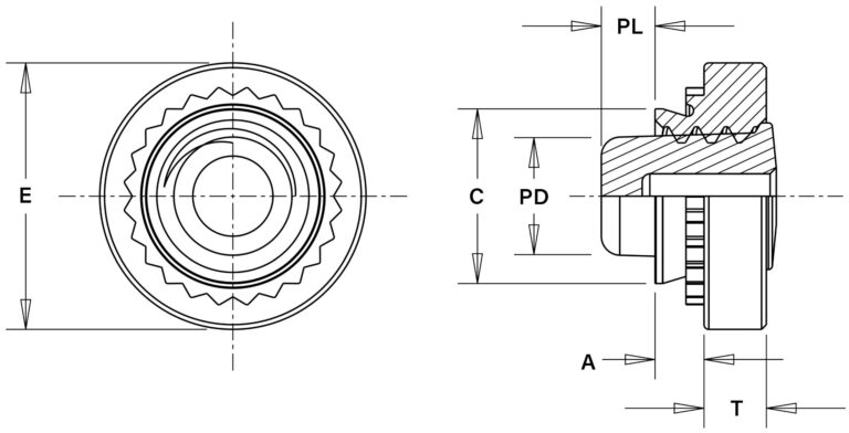 S-M4-2ZI-TP - PEM® PreTect™ Thread Masking Plugs - PEM® Fastening Products
